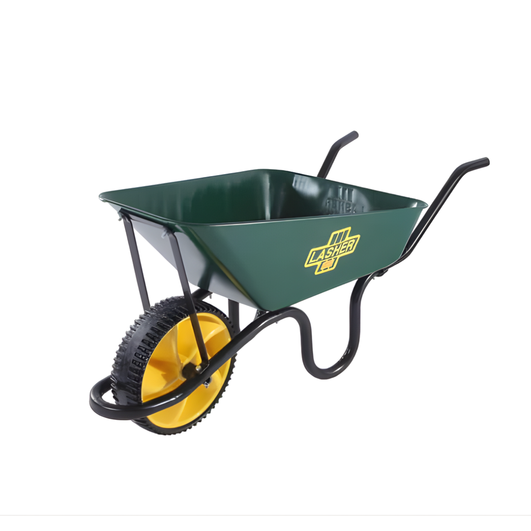 Lasher Falcon Concrete Sand master Wheelbarrow – Mr Greenfinger Lawn Mowers